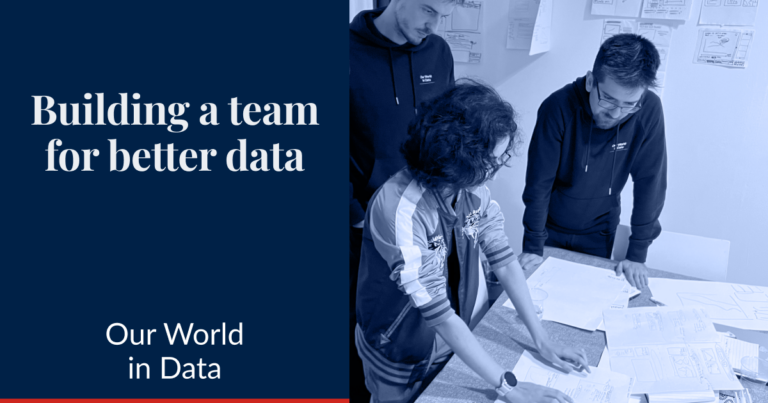 How we’re building a team for better data at Our World in Data - Our ...
